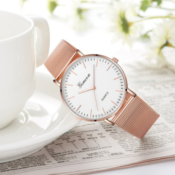 Accessories | New Luxury Geneva Stainless Steel Quartz Watch | Poshmark